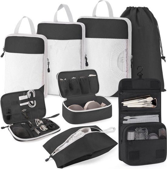 Backpack Organizer - Packing Cubes - Koffer Organizer Set - Voor ...