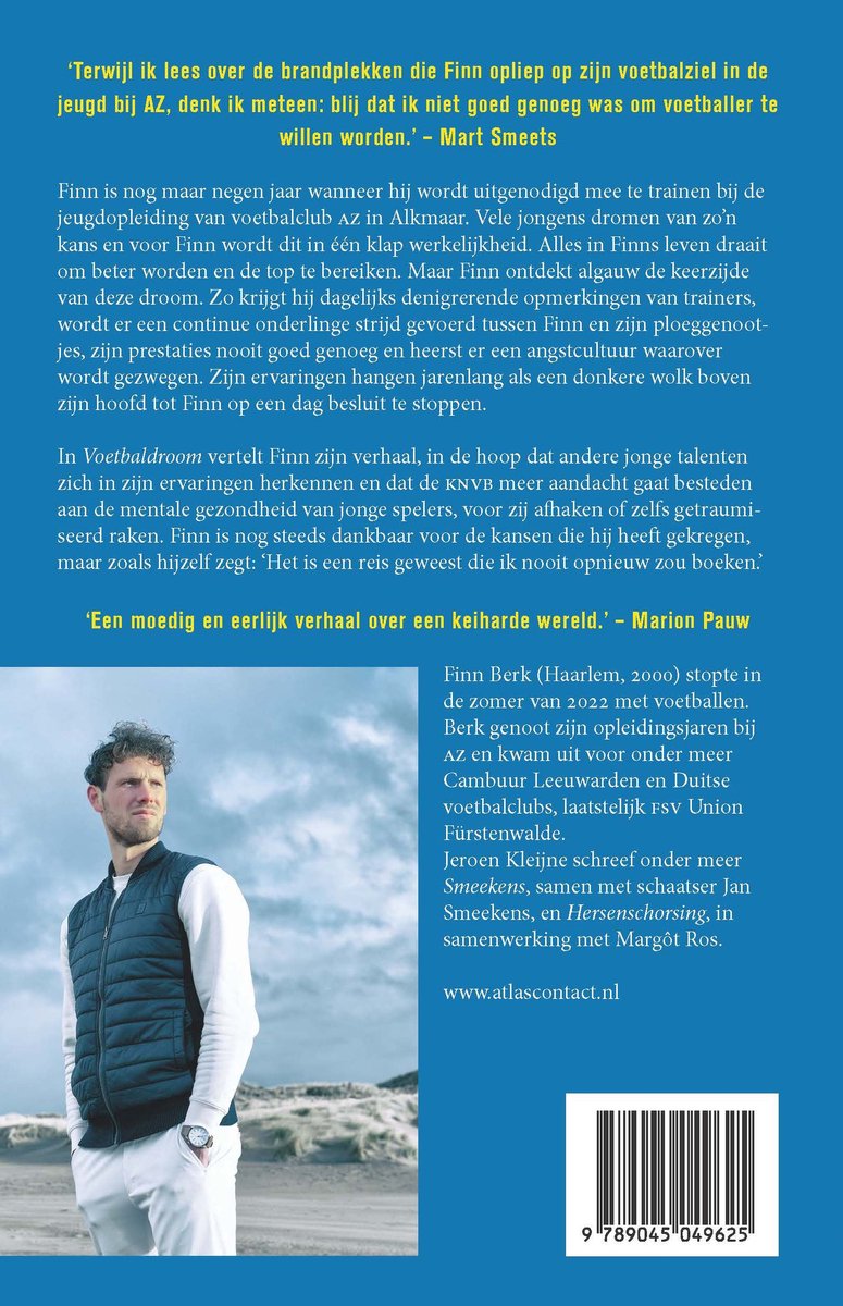 Voetbaldroom, Finn Berk | 9789045049625 | Livres | bol