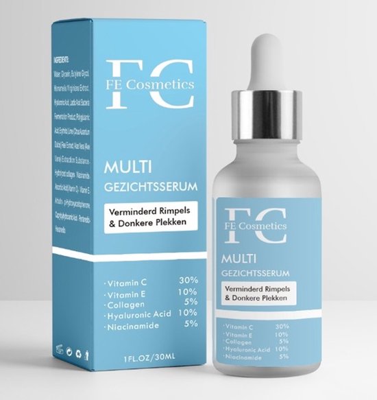 FE Cosmetics - Multi Gezichtserum | Vitamine C | Vitamine E ...