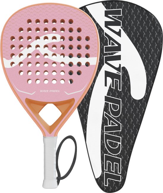 Padel Racket van WAVE PADEL® - 100% Carbon - Inclusief Padeltas - Voor ...