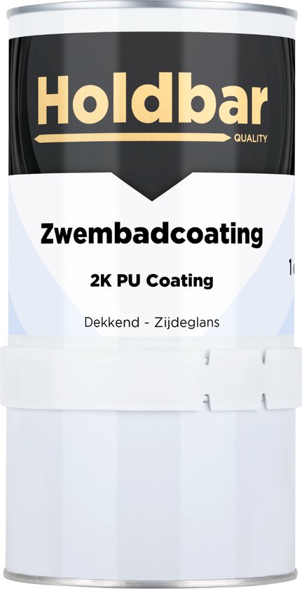 Holdbar Zwembadcoating Standaard Wit 1 kg - Zwembadverf - Alle kleuren ...