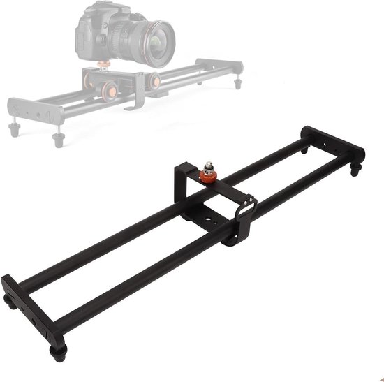 Gemotoriseerde Camera Slider 60cm - Draagbare Videocamera Dolly Rail ...