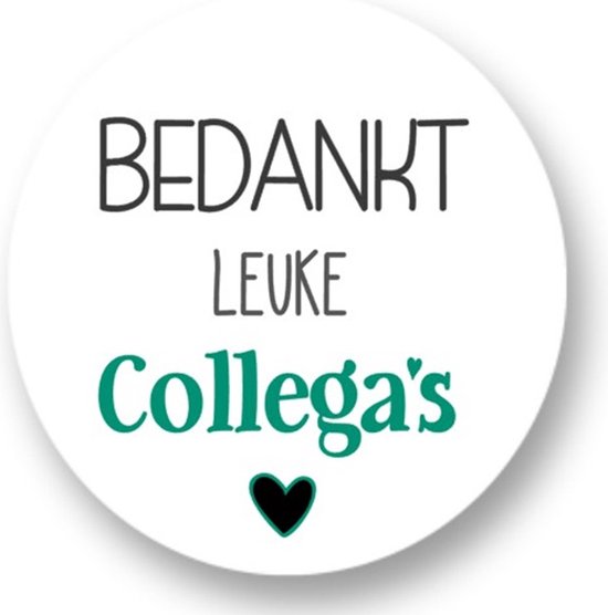 20x Stickers Afscheid leuke collega's - Pensioen - Bedanken Cadeau - Nieuwe Baan - 20... | bol