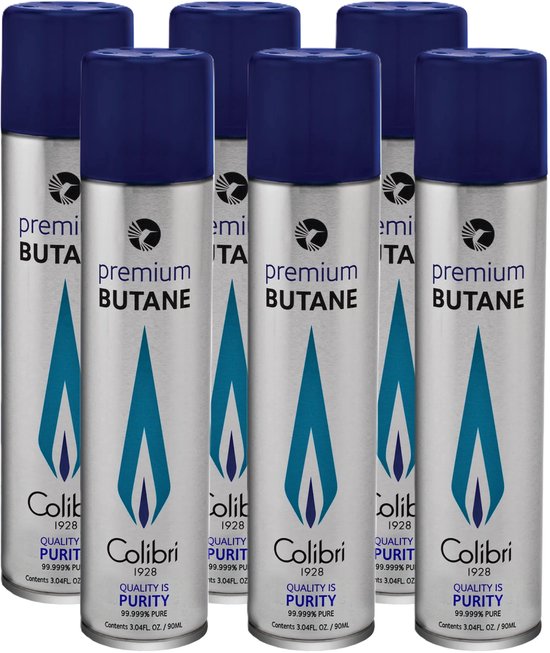 Colibri Butaan Gasfles - Gas voor aansteker, Gasbrander, Keuken Brander ...