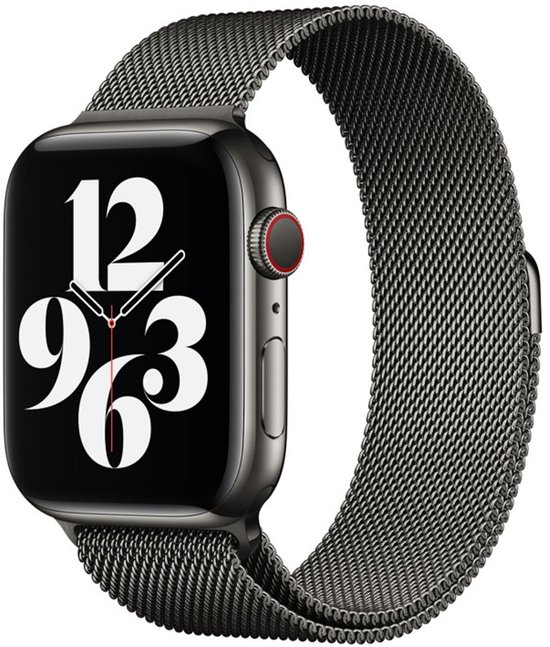 Apple Graphite Milanese Loop - 45mm | bol