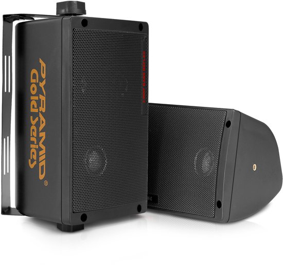 Pyramid Luidsprekers - Speakers met Houder voor Wandmontage - 3-Wege ...