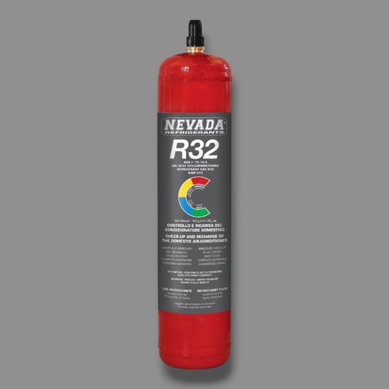 Gas refrigerante R32 ricarica in bombola 780g valvola 1/2 acme sx | bol