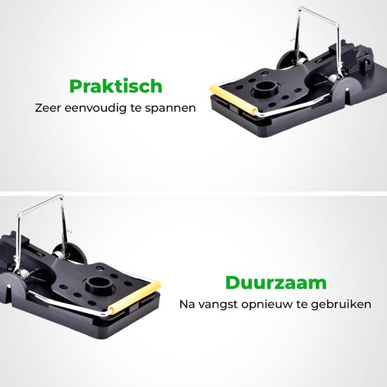 VerminBuster Muizenval - Mouse Trap - Voor binnen en buiten ...