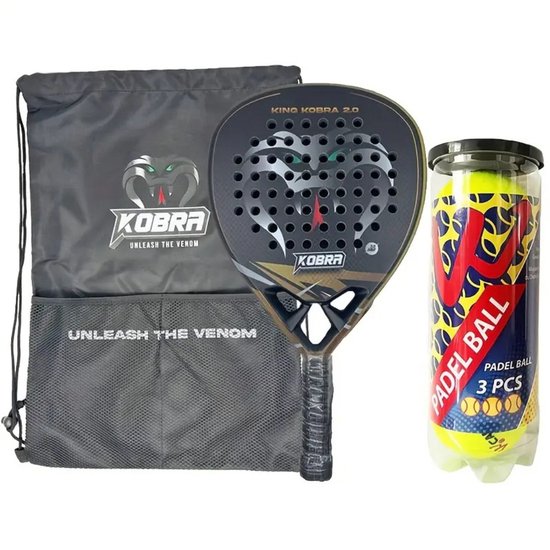 Nivard Padel Racket - Padelrackets - Padelracket - Zwart | bol