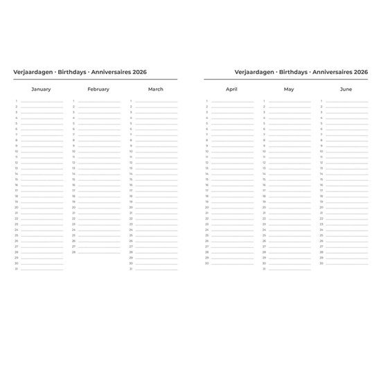 Stay Positive agenda 2025-2026 - 18 maanden | bol