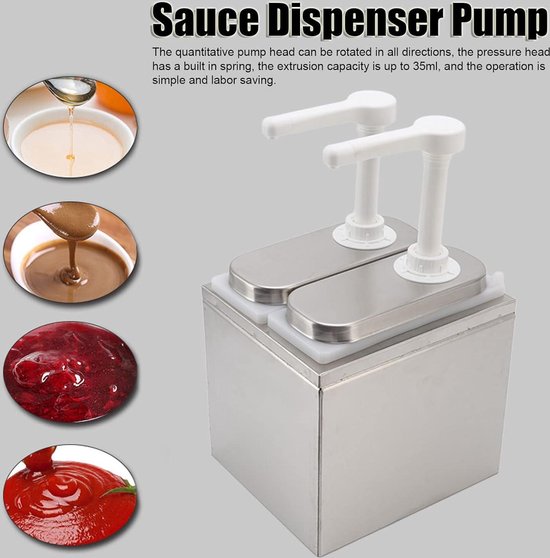 Kruidenpomp Station Druk Pomp - Roestvrij Stalen Saus Dispenser ...