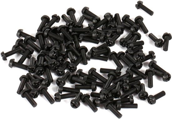 Nylon Bout Moer - M3 Schroef Kruiskop Cilindrisch - 10mm . | bol