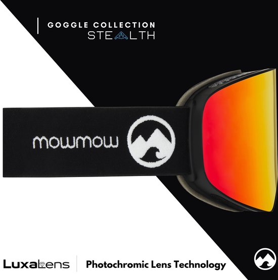 MowMow STEALTH Skibril - Fotochromatische Lens - UV400 - Dames - Heren | bol