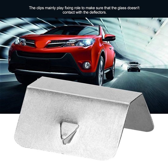 Qiilu Auto winddeflector clips, universele auto wind regen deflector ...