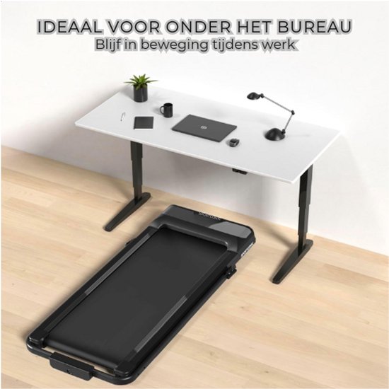 Loopband - Walking Pad - Wandelband Met Helling - Voor Onder Het Bureau ...
