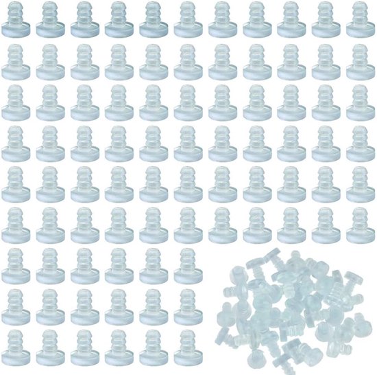 Kozijnbuffer Transparant - Deurbuffer - Stootdoppen - Aanslagdemper ...