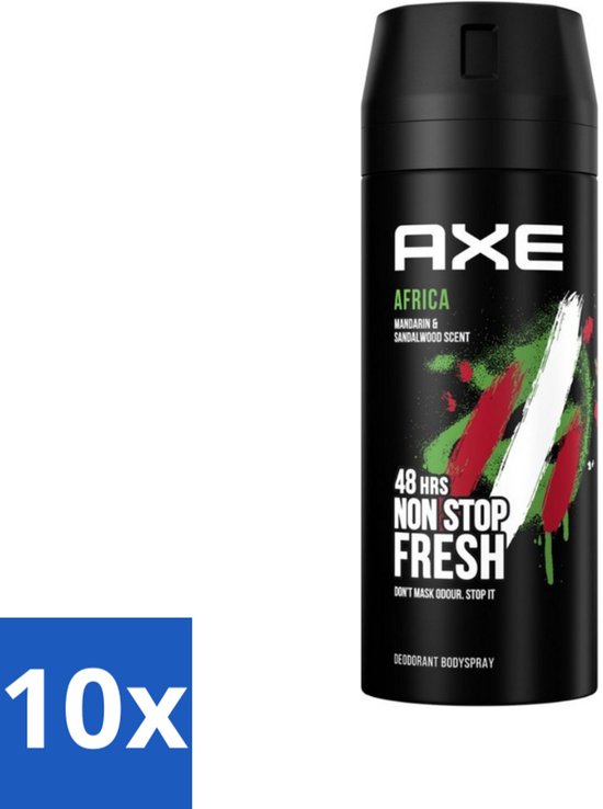 Axe - Deodorant Bodyspray - 48hrs Non Stop Fresh - Africa - Mandarin ...