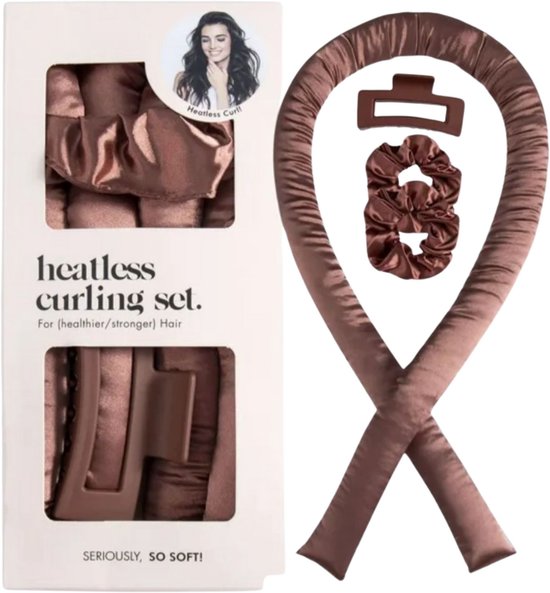 Heatless Curl Set Brown | bol