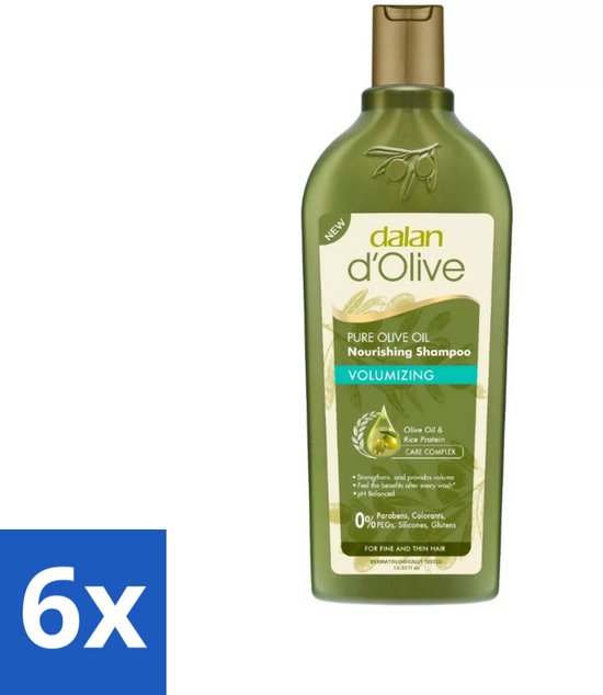 Dalan d'Olive - Shampoo - Extra Volume - Voor Dun & Fijn Haar - Voedend ...