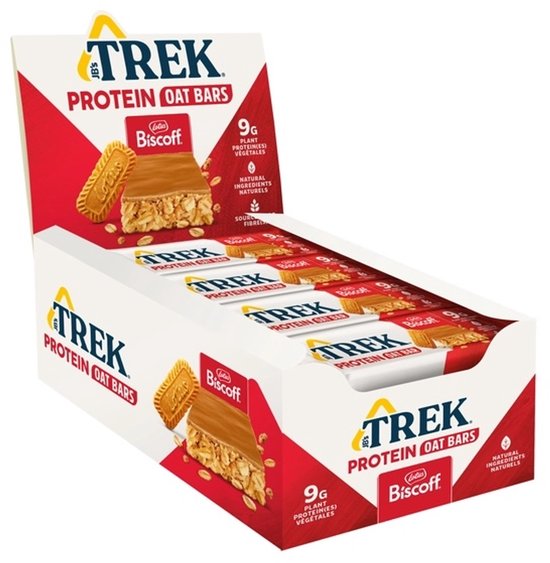 Trek Biscoff Barre Protéinée Speculaas à l'Avoine 16 x 50 gr | bol