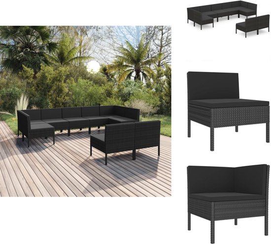 vidaXL Loungeset - Loungesets - Lounge Set - Lounge Sets - 9-delige ...