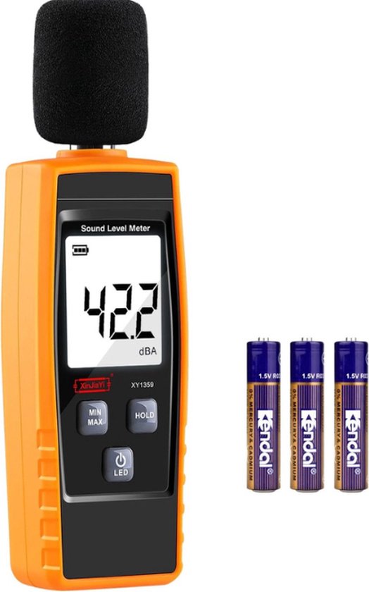 Decibelmeter - Geluidsmeter - Db Meter - Digitaal - Geluidssterkte ...