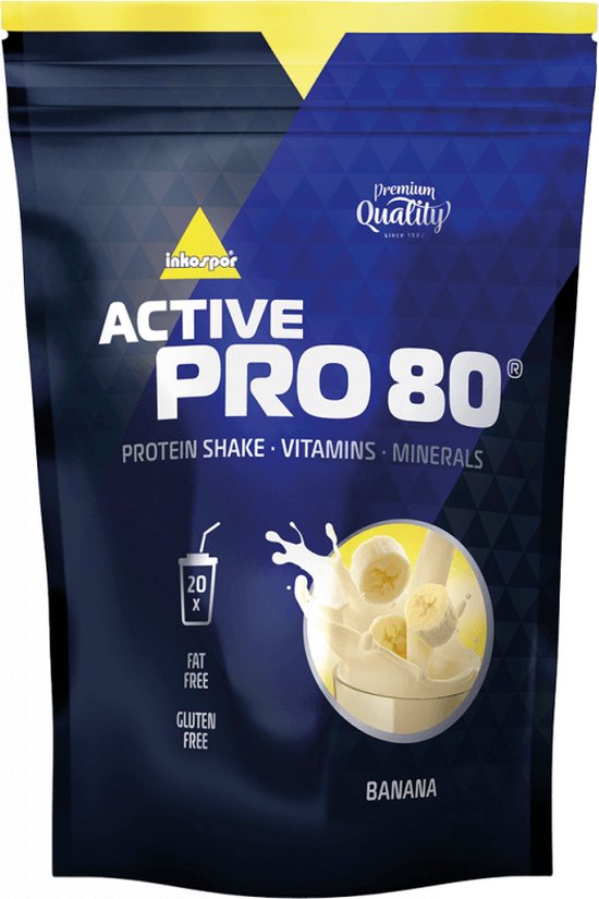 Inkospor Pro 80 (500g) Banana - Eiwitten - Eiwit Mix | bol