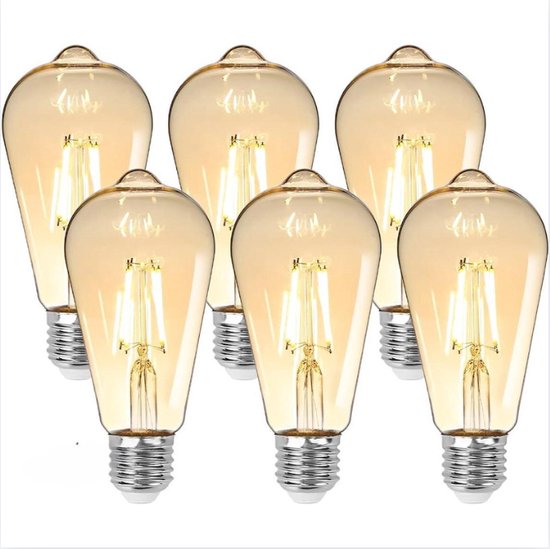 LED filament lamp - Vintage design - 48 Watt - 470 lumen - Peervorm ...