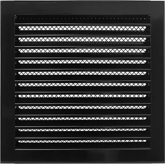 Metalen rooster industrieel 300x300mm zwart - MRF3030M | bol