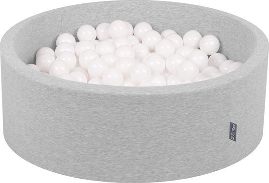 KiddyMoon Ballenbad Voor Baby's met 200 kleurrijke ballen ∅7cm 90x30cm ...