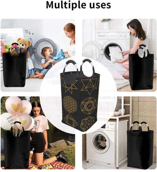 ZCHW Wasmand Heilige Geometrie Set Digitaal Symbool Logo Opslag Bin ...