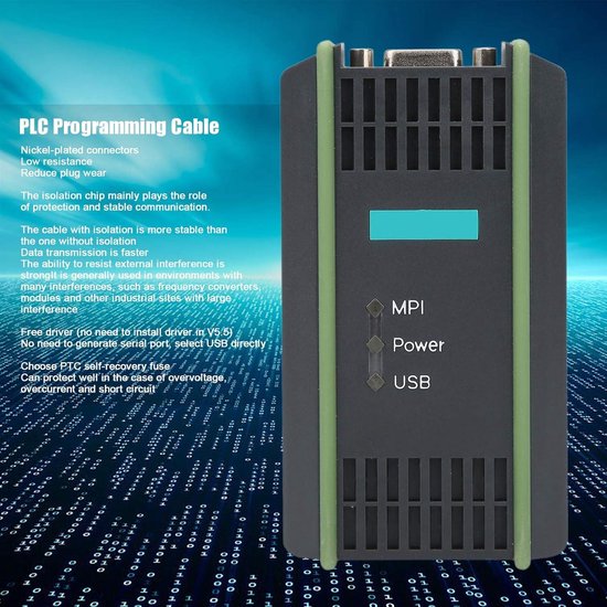 PLC programmeerkabel 6GK1571-0BA00-0AA0 USB-MPI PC-adapter MPI PPI DP ...