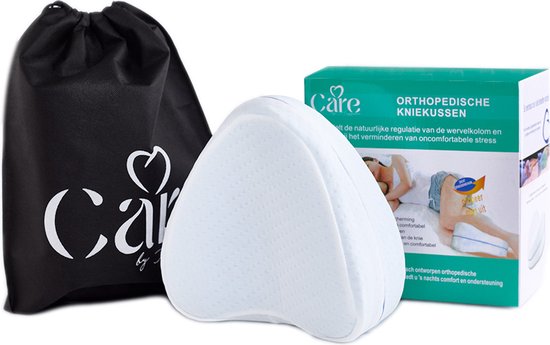 Care by Aazzam® Kniekussen voor in bed met Beschermtas - Beenkussen ...
