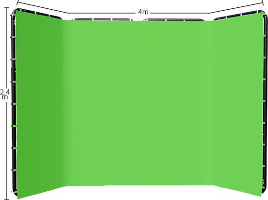 Bealive® Green screen - Foto studio - Achtergrond doek - Panoramische ...