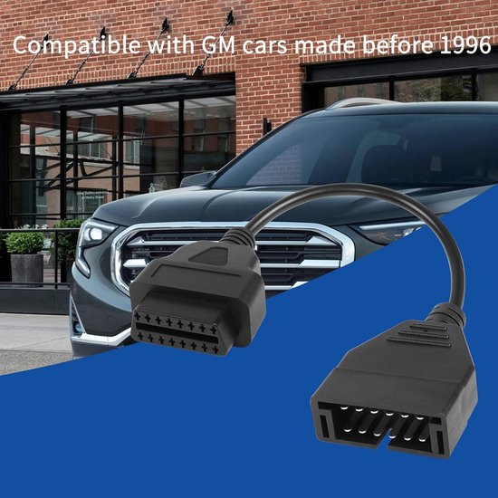 OBD1 naar OBD2 Adapter - 12-pins naar 16-pins diagnosekabel voor GM ...