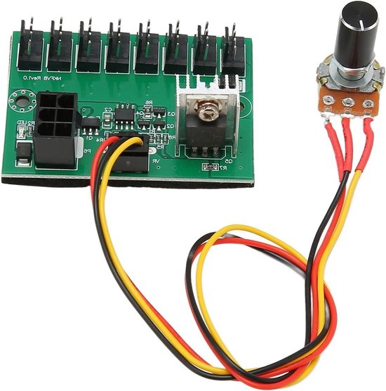 Fan Hub - 8 Way PWM PC Fan Controller - 300 Mm Kabel - 2 Pin 3 Pin 4 ...