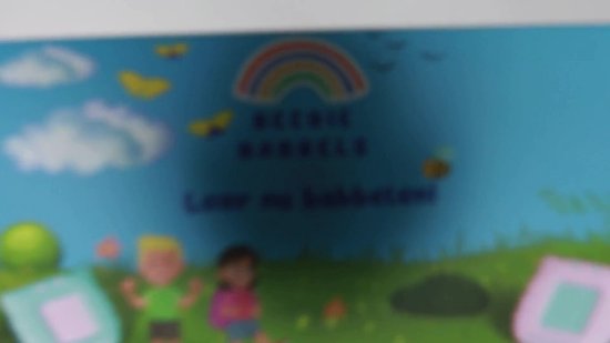 Beebie Babbels Taalbuddy - Blauw - Woordjes Leren met de Taal Buddy | bol