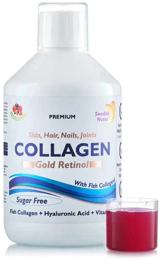 Premium Collagen Pro+ Retinol Supplement- Viscollageen type I &... | bol