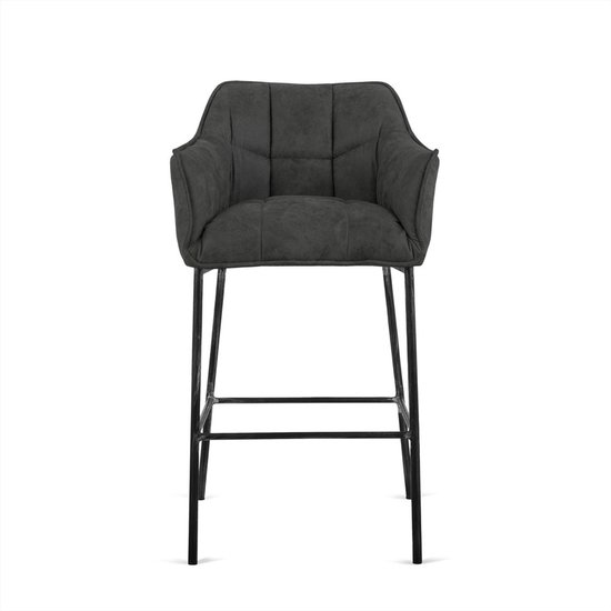 Barstoel Boston - Anthracite | bol