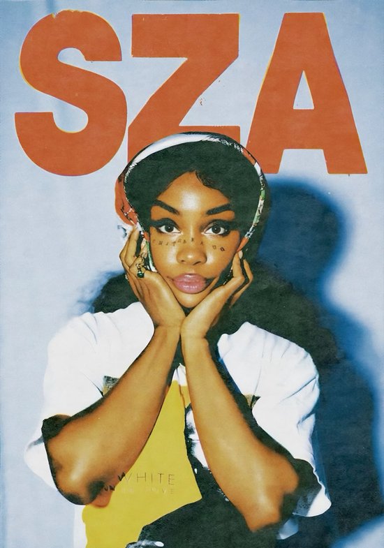 SZA Portrait Album Cover Poster Ingelijst | bol