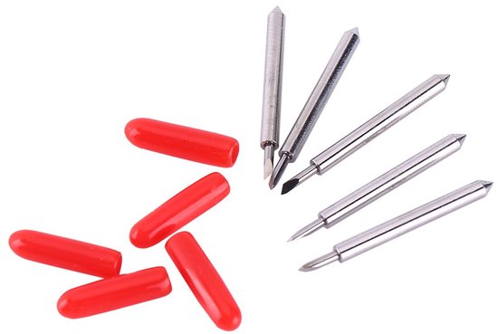 Akozon 15 stuks Tungsten Steel Plotter Cutter Lemmet 30, 45, 60 graden ...