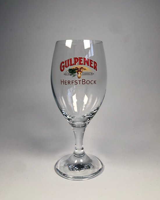 Gulpener Herfstbock Voetglas - 25cl - Bierglas voor herfstbockbier | bol