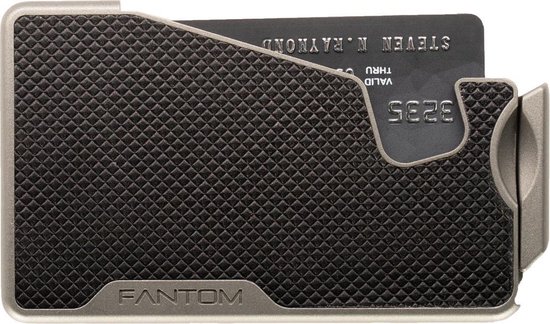 Fantom Wallet - R - 10cc slimwallet - unisex - black diamond leather ...