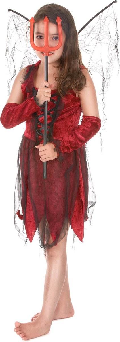 Boze rode feeën kostuum voor meisjes - Verkleedkleding | bol.com