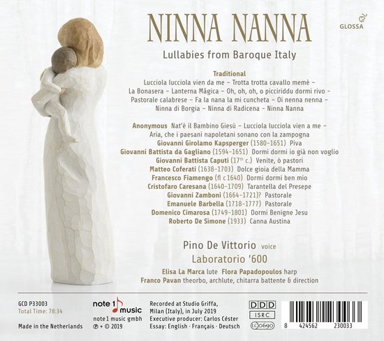 Pino De Vittorio & Laboratorio '600 - Ninna Nanna: Lullabies From ...