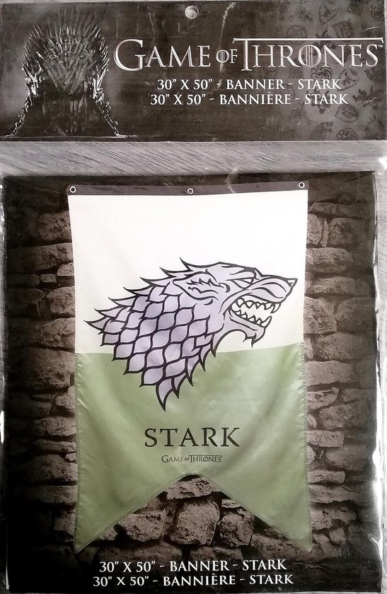 Game of Thrones Banner Stark, vlag | bol