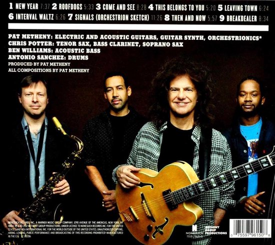 Unity Band, Pat Metheny Unity Band | CD (album) | Muziek | bol