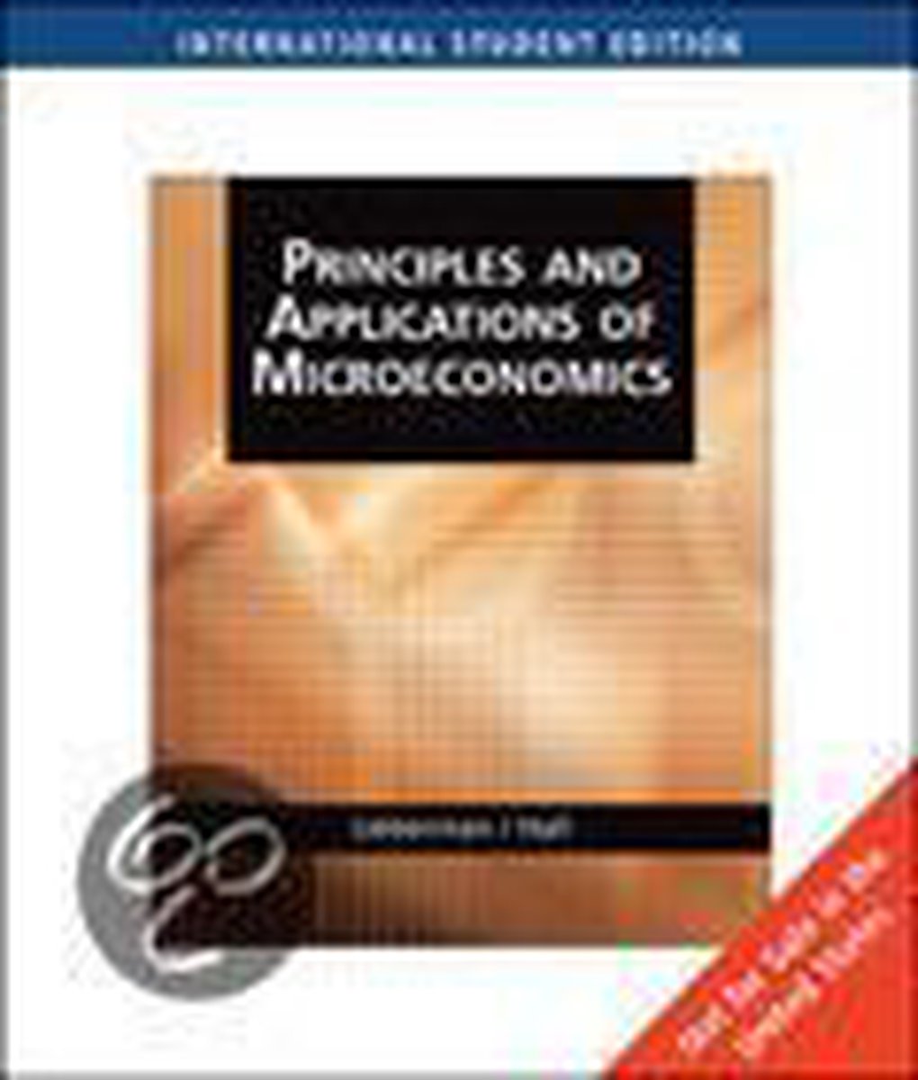 Principles And Applications Of Microeconomics | 9780324548242 | Marc ...