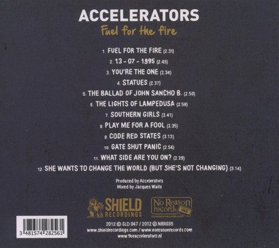 Fuel For The Fire, Accelerators | CD (album) | Muziek | bol.com