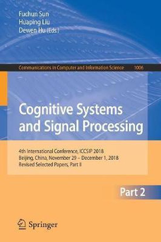 Communications in Computer and Information Science- Cognitive Systems ...